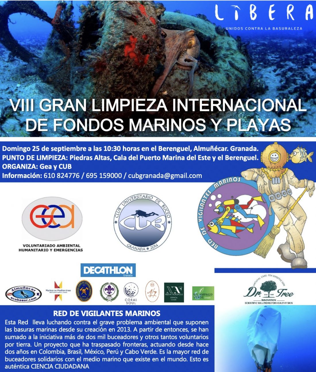 VIII GRAN LIMPIEZA INTERNACIONAL DE FONDOS MARINOS Y PLAYAS - GEA ...
